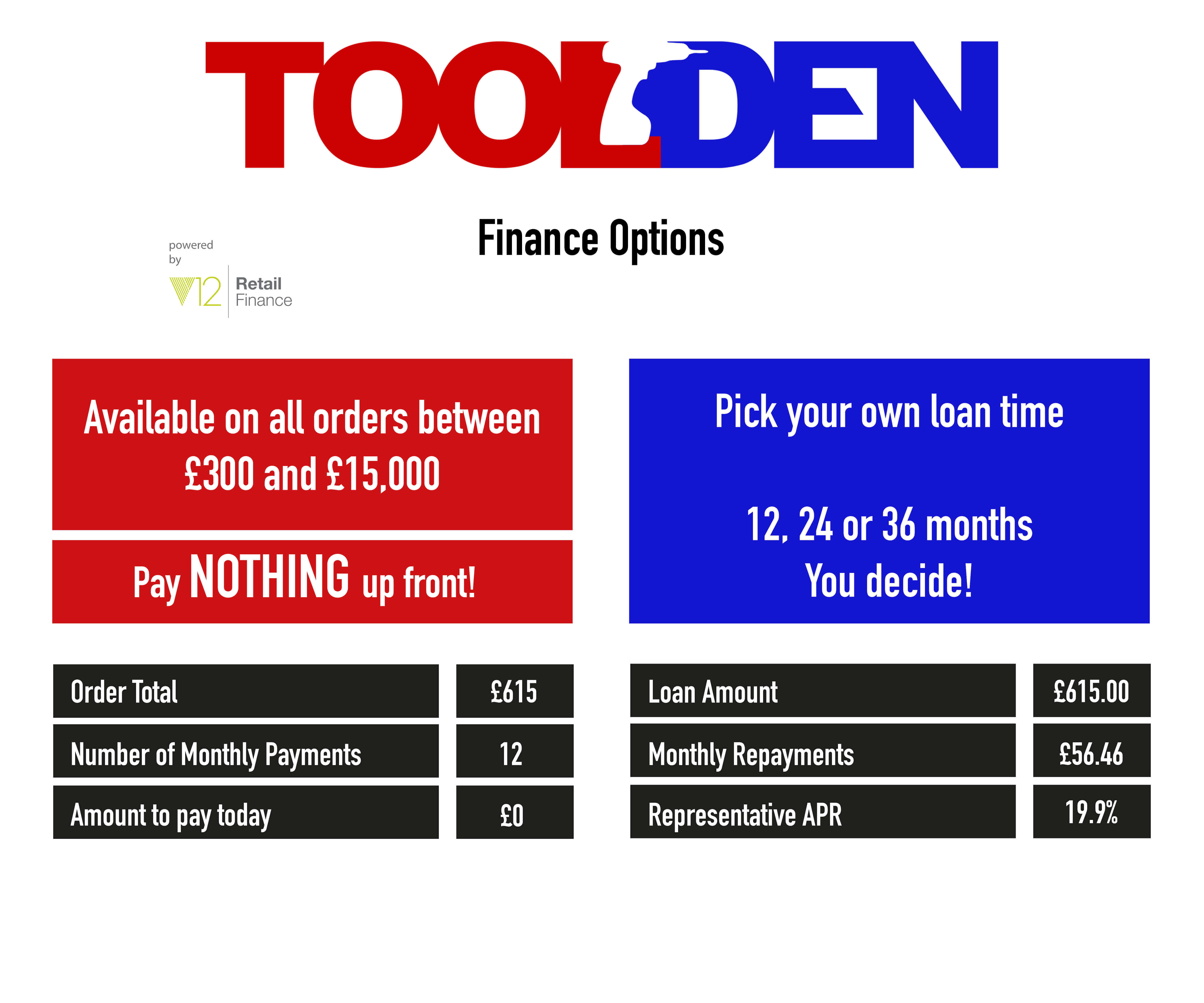 Tools on Finance | Tool Kits on Credit | Toolden