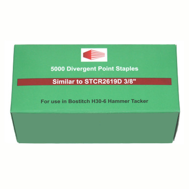 Staples for Bostitch H30-6 Hammer Stapler #STCR2619D