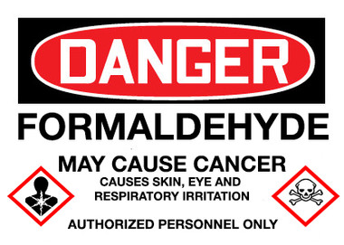 GHS Danger Formaldehyde