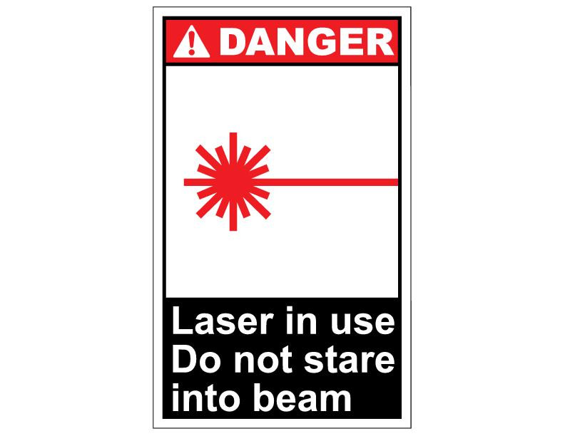 Ansi Danger Laser In Use Do Not Stare Into Beam