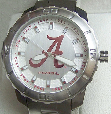 Alabama Crimson Tide Fossil Watch First 12 National Champions Watch