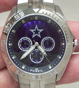Dallas Cowboys Fossil Watch Mens Multifunction II WristWatch NFL1167