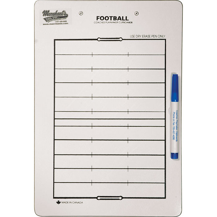 Buy 9"x13" Football Field Clipboard Online | Marchants.com