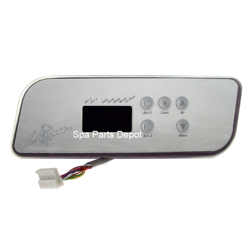 LA Spa Control Panel, 5 Button, 2 Pump - Spa Parts Depot