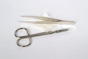 Suture Removal Kit Littauer Scissors Metal Forceps - USA Medical and ...