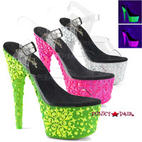 FunkyPair - STRIPPER SHOES - PLEASER SHOES, Clear Stripper Heels and Go ...