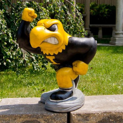 Iowa Hawkeyes Vintage Mascot Garden Statue