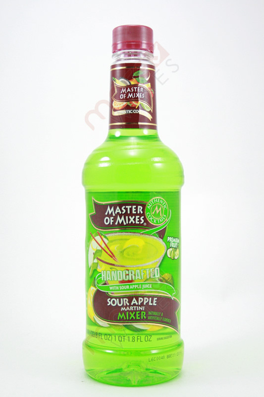 Master of Mixes Sour Apple Martini Mixer 1L - MoreWines Master of Mixes Sour Apple Martini Mixer 1L - MoreWines