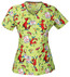 Dr Seuss Fox In Socks Scrub Top For Women