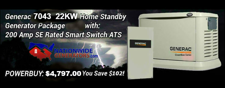 Nationwide Generators | Generac | Kohler | Briggs | Free Shipping