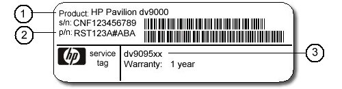 Identify your Laptop Model Number and Laptop Brand