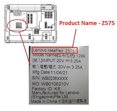 Identify your Laptop Model Number and Laptop Brand