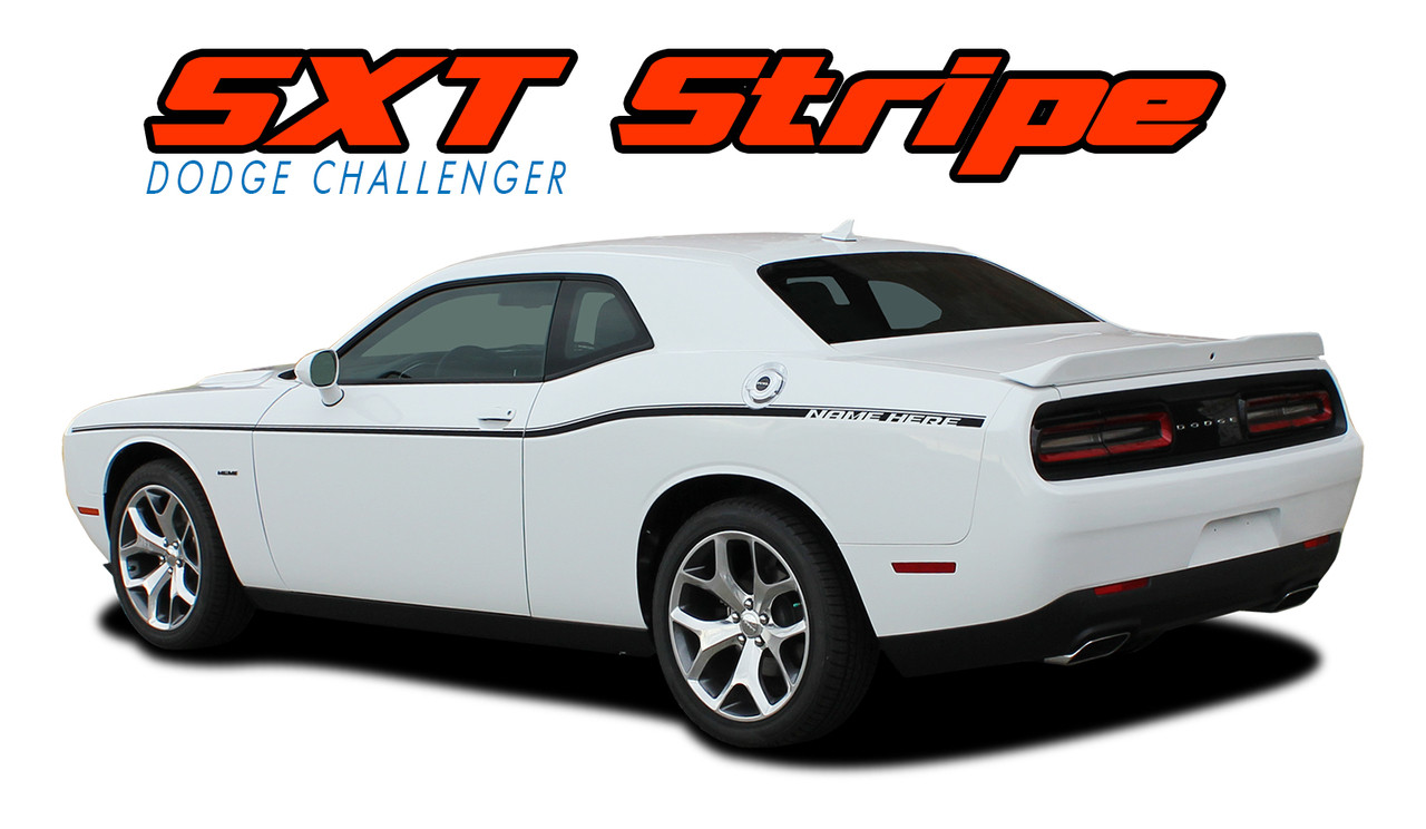 SXT | Dodge Challenger Stripes | Challenger Decals | Vinyl Graphics