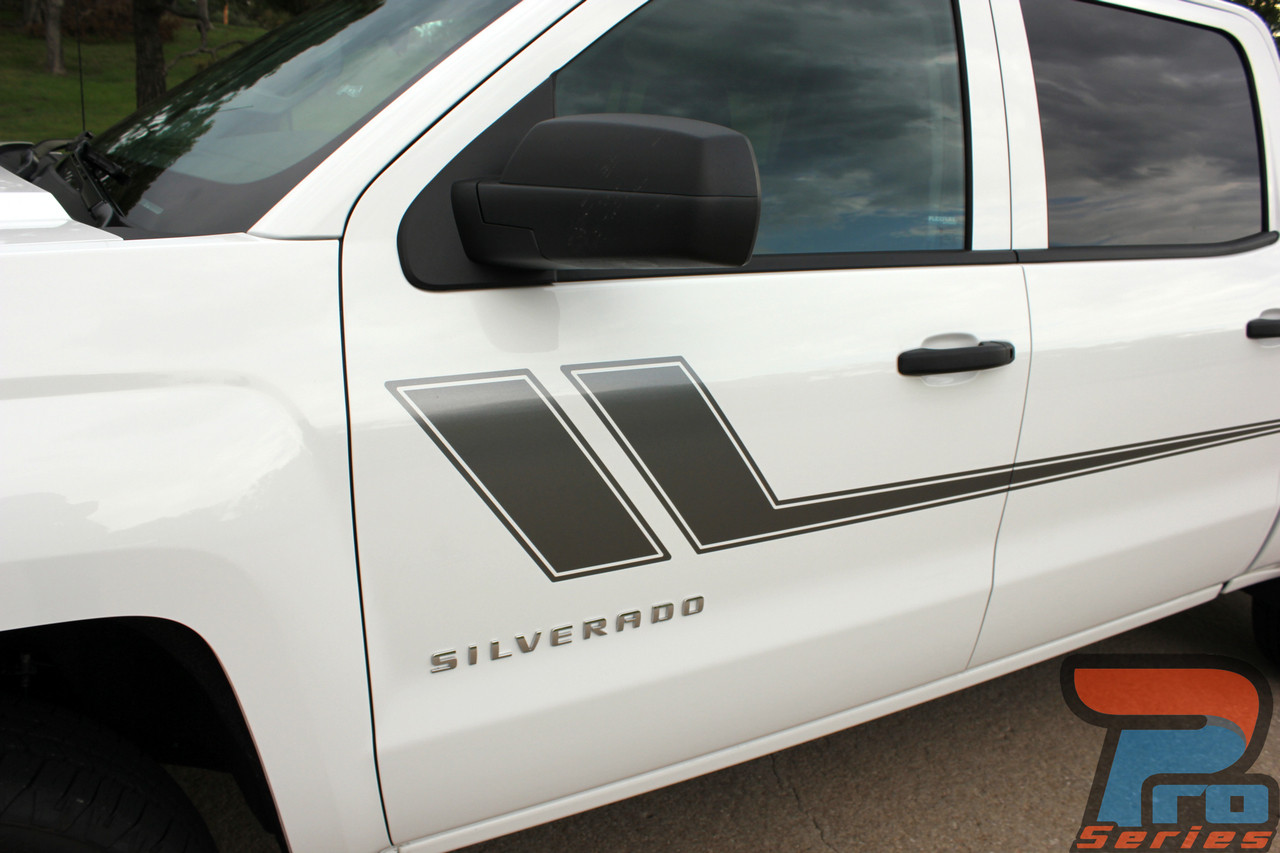 TRACK XL | Silverado Side Stripes | Silverado Decals | Silverado Vinyl ...