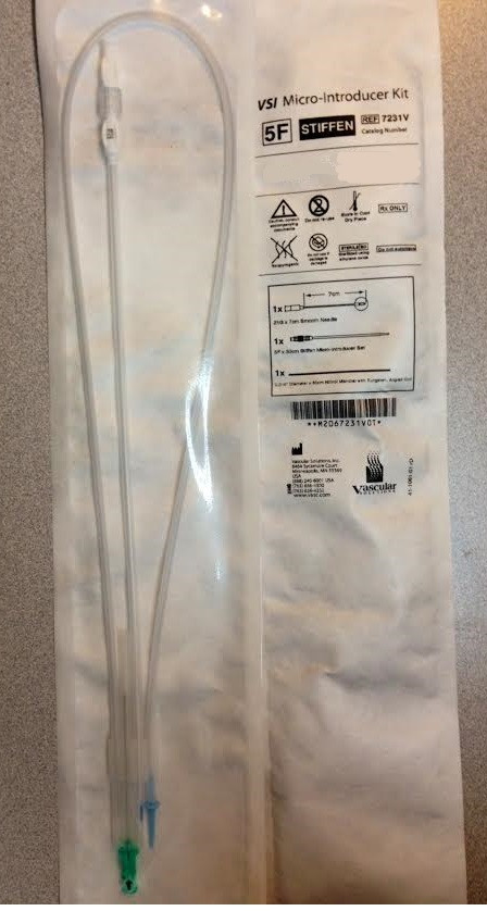 Vascular Solutions VSI 7231V Stiffen Micro-Introducer Kit