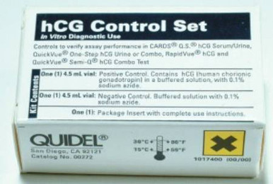 00272 Urine hCG Control Set QuickVue One-Step Pregnancy (hCG) Testing ...