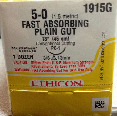 Ethicon, 1915G, Surgical, Gut, Suture, Plain, Absorbable, Precision ...